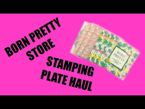 Born Pretty Store Stamping Plate Haul