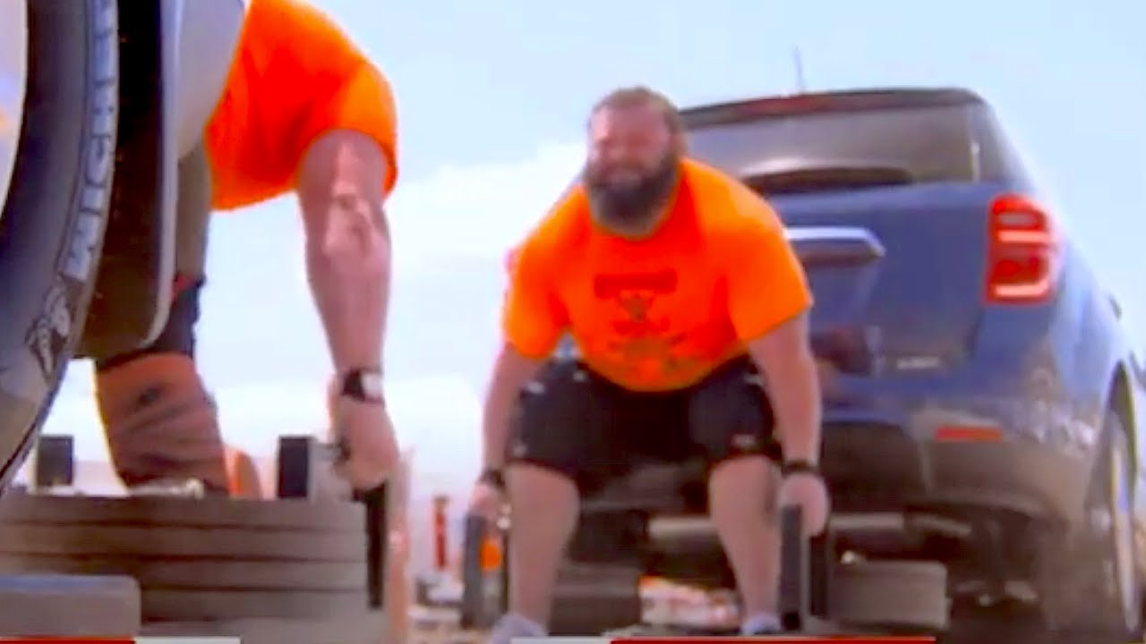 MAN vs CARS, North American Strongman Champs - YouTube
