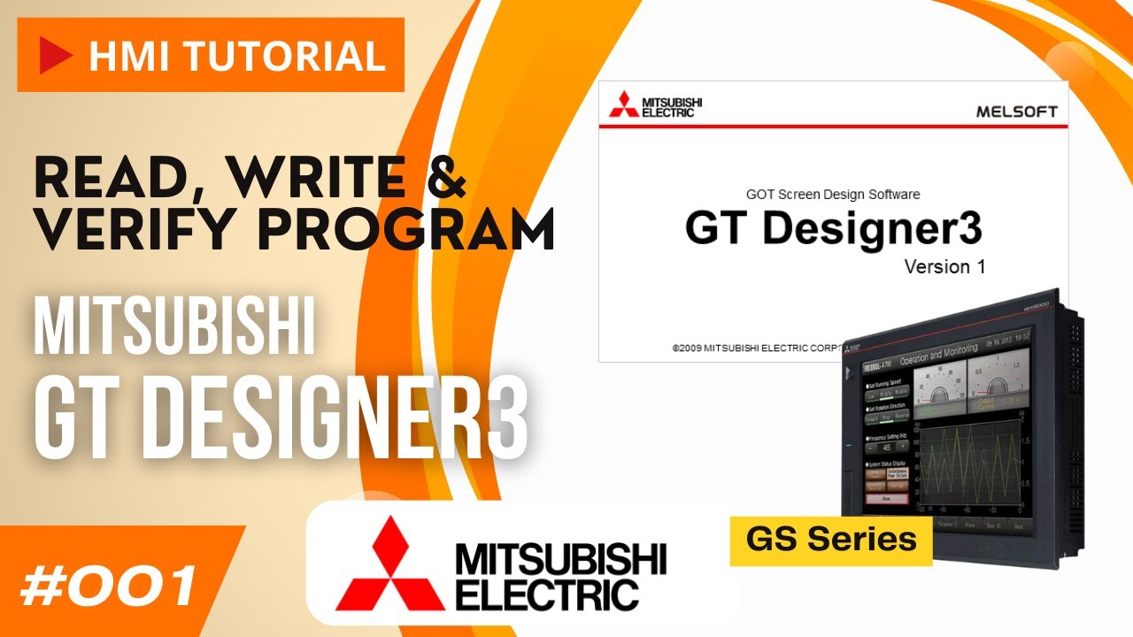 How to Read, Write and Verify Program | Mitsubishi GT Designer3 (GS ...