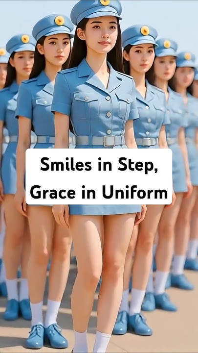 Smiles in Step | Military Grace in Motion#FemaleSoldier#MilitaryUniform - YouTube
