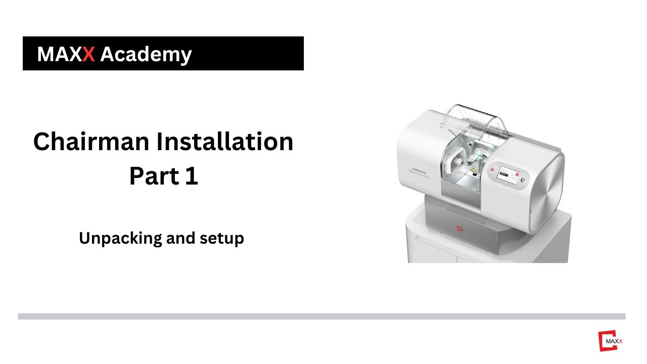 Chairman Installation Part 1: Unpacking and Setup - YouTube