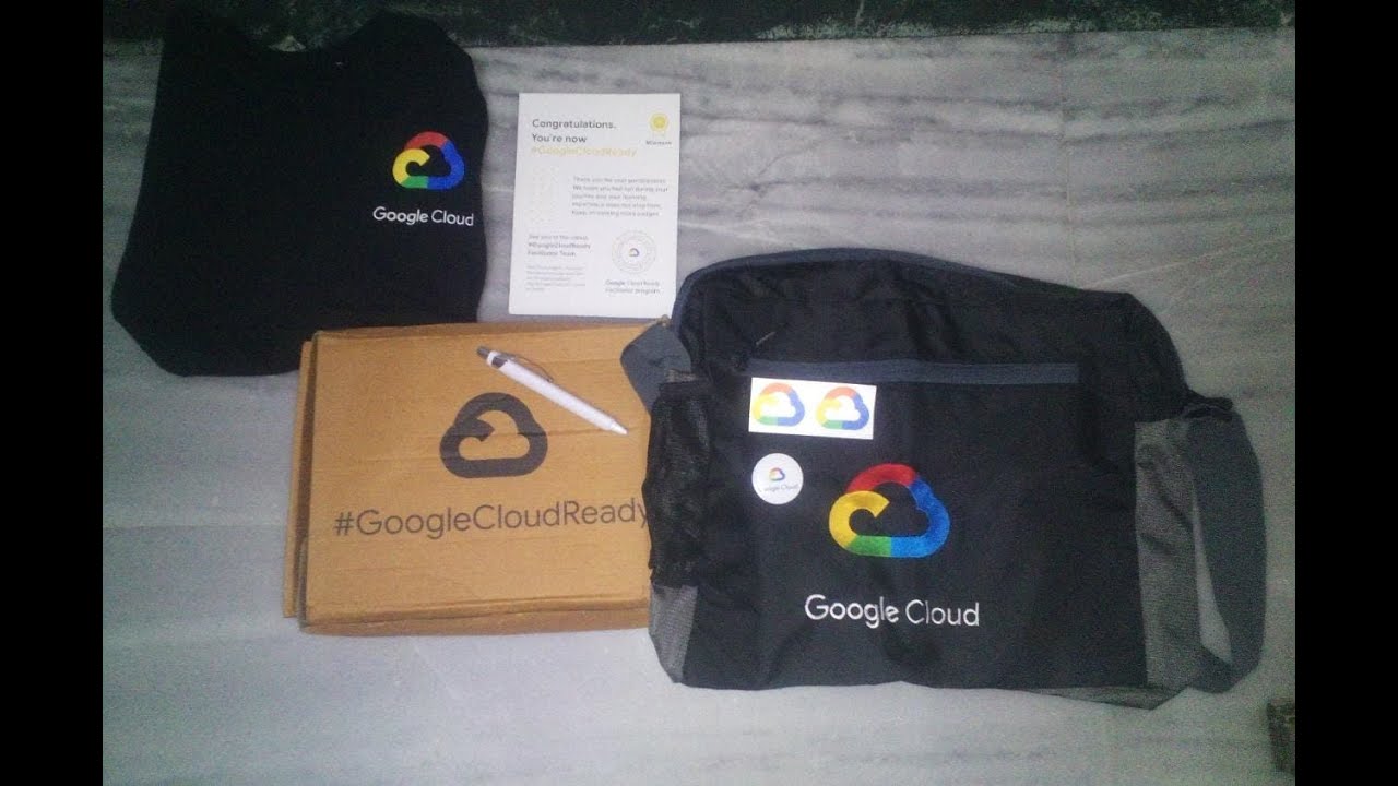 Google Cloud Ready Facilitator Program Swags Unboxing | GCRF2022 - YouTube