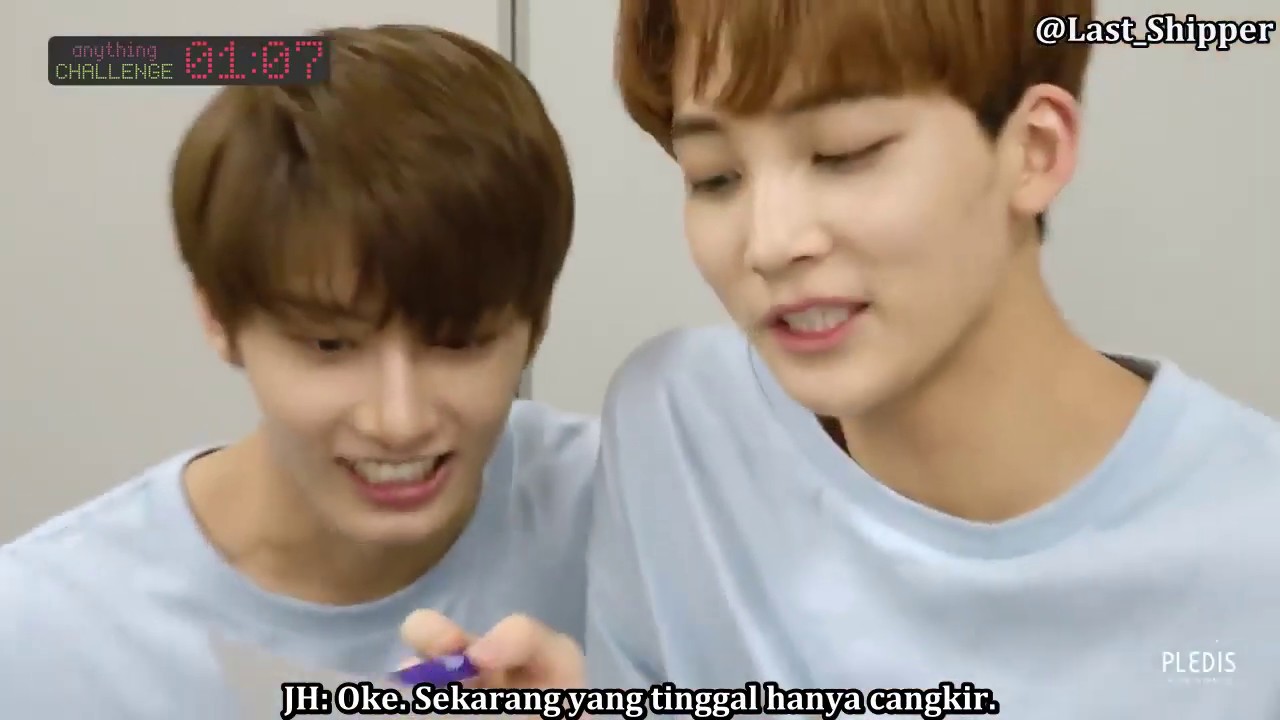[INDO SUB] SEVENTEEN'S Jun 1Min7Sec Challenge! - YouTube