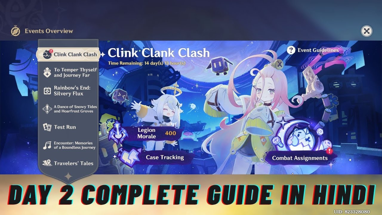 [HINDI] CLINK CLANK CLASH EVENT GUIDE DAY 2 | GENSHIN IMPACT - YouTube