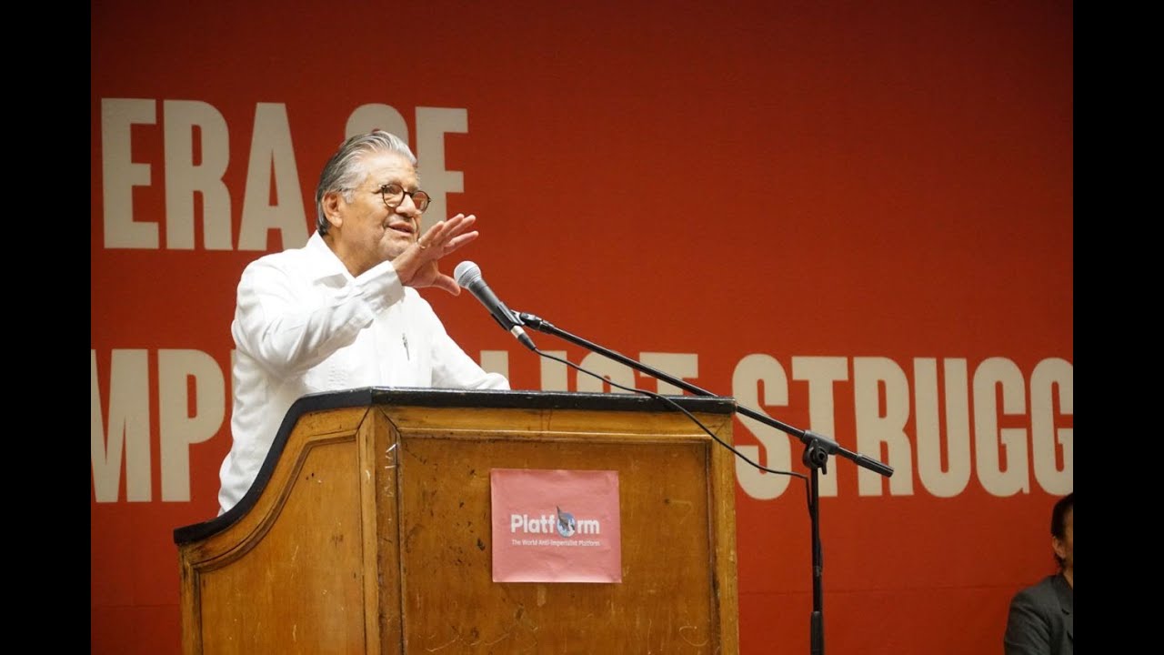 Edmundo Albornoz, Communist Party of Ecuador, Nov. 2023 Athens ...