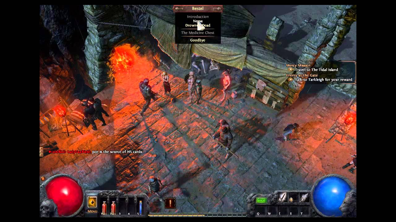 Let's play Path of Exile first gameplay of this free to play MMO RPG ...