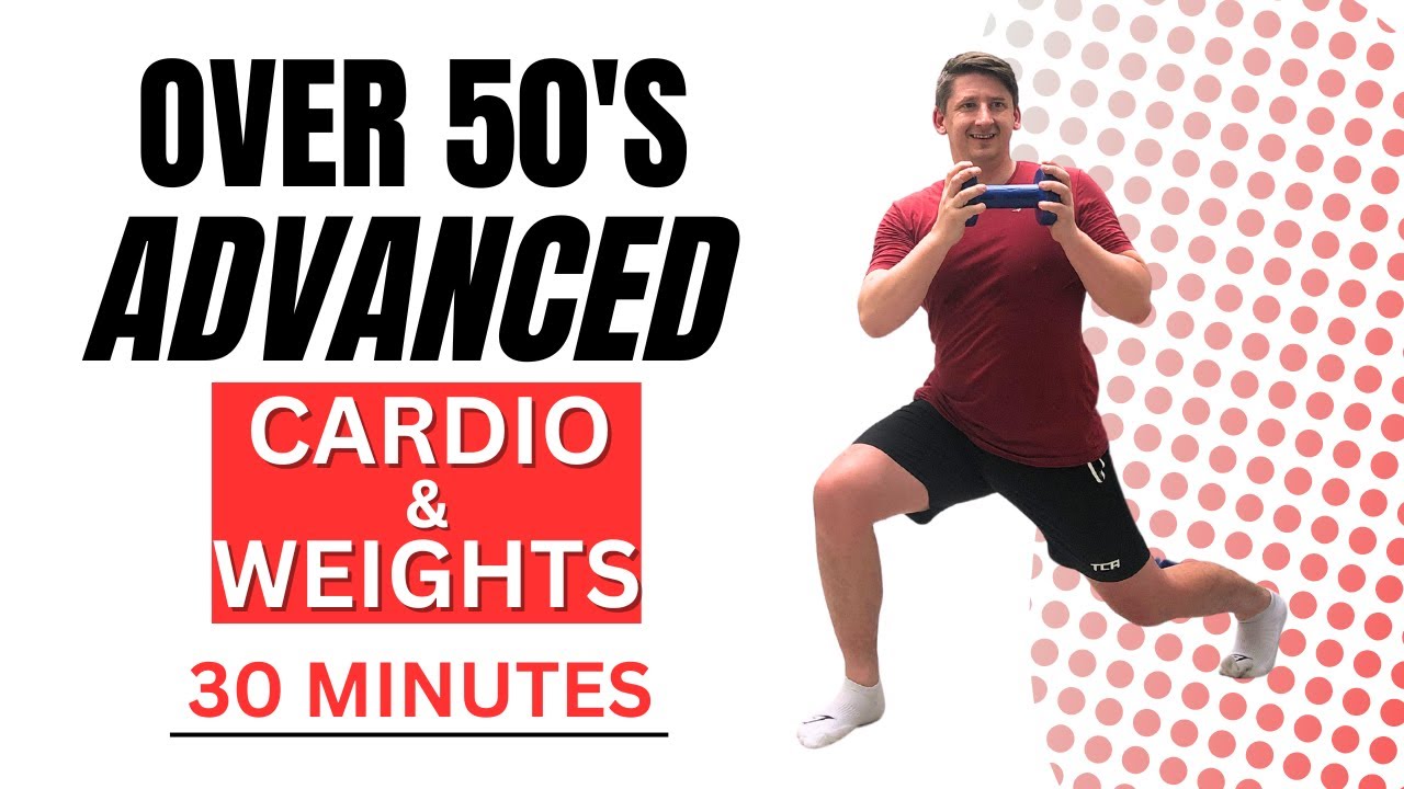 Over 50s Advanced 20 Minute Full Body Hiit Weights Workout With 10 ...