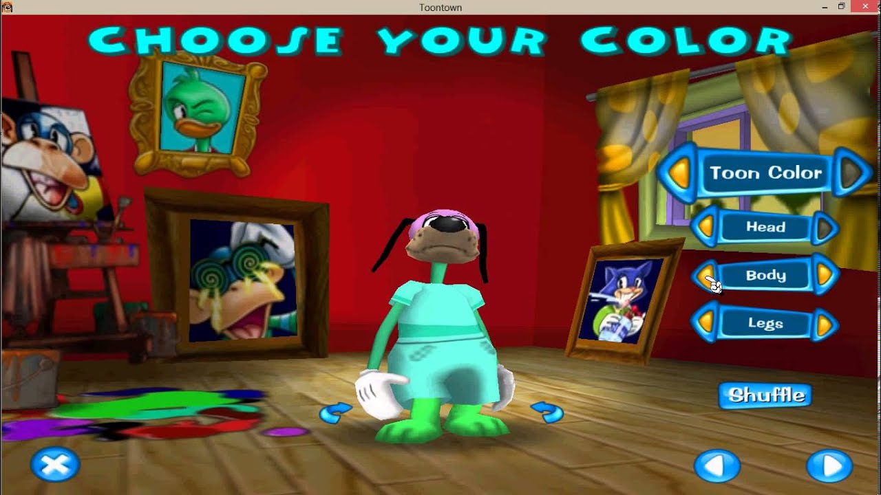 How to create a toon to be in my toontown clan, the painted clan - YouTube