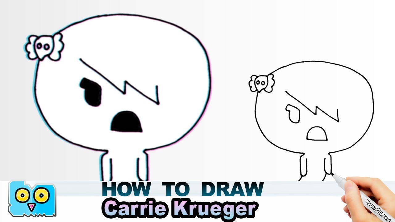 How to Draw Carrie Krueger from The Amazing World of Gumball - YouTube