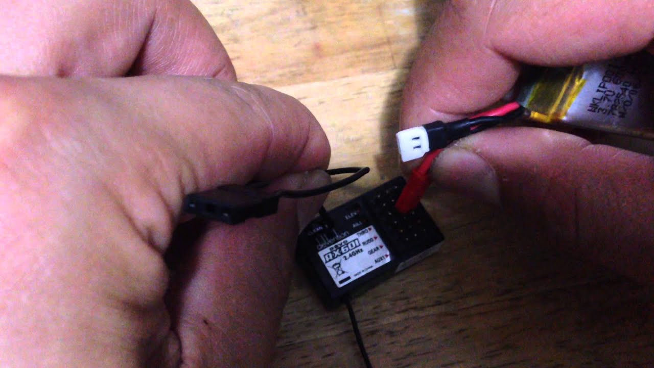 Walkera RX601 Binding or canceling - YouTube