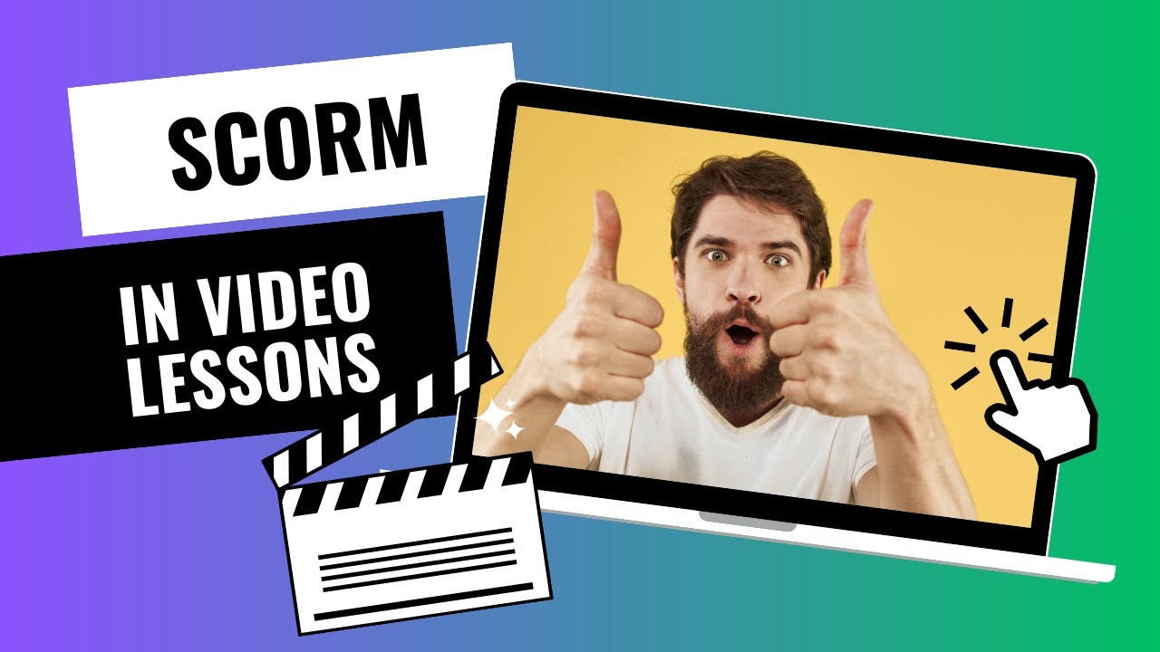 SCORM in a Video Lesson Example 💪😁 #scorm #elearning #education - YouTube