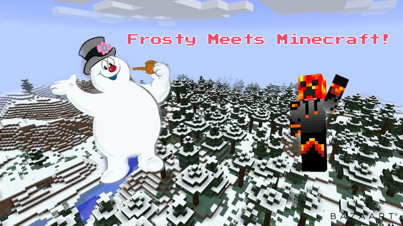 How To Make A Living SNOWMAN In Minecraft Frosty The Snowman YouTube how-to-make-a-living-snowman-in-minecraft-frosty-the-snowman-youtube