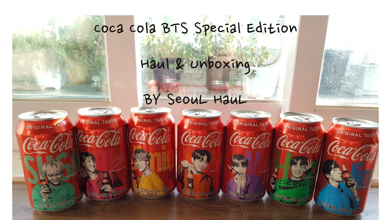 [Haul & Review] BTS coke S-Edition Review_방탄소년단 콜라 스페셜 에디션 방탄 콜라 패키지 리뷰 ...