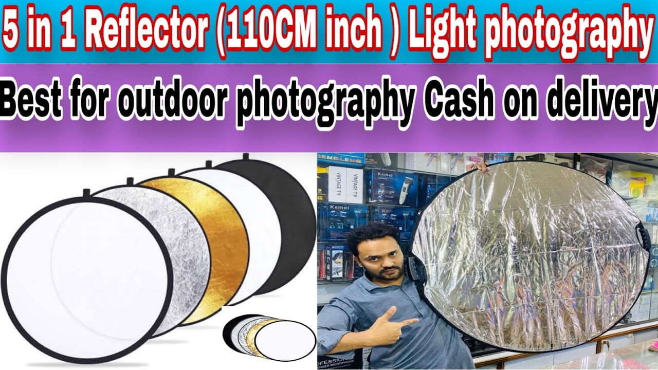 Unboxing 5in1 Reflector Full Size (110cm inch) Best indoor outdoor ...