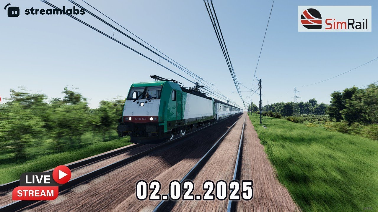 SimRail Live EC 45032 Bohumin-Gdynia Gł. - YouTube