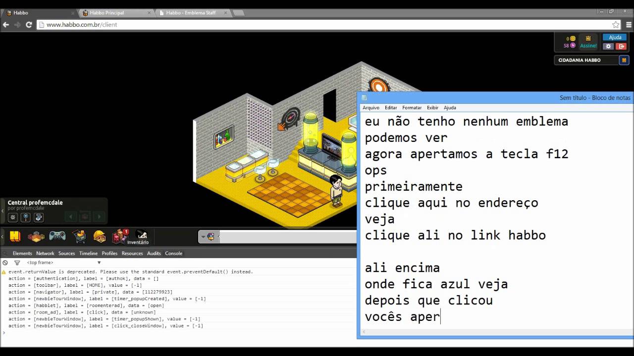 Habbo Emblema HABBO STAFF 2014 OFICIAL - YouTube