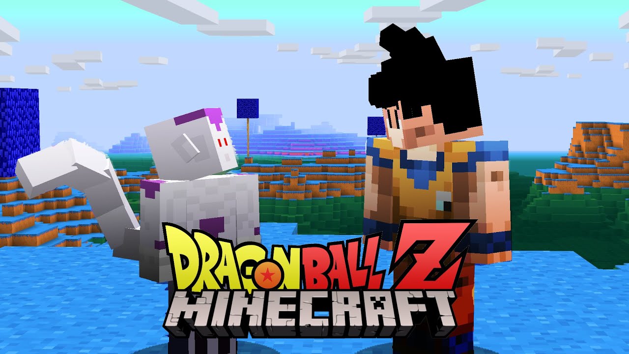 I became a Super Saiyan in Dragon Ball Z Minecraft to beat Frieza - YouTube