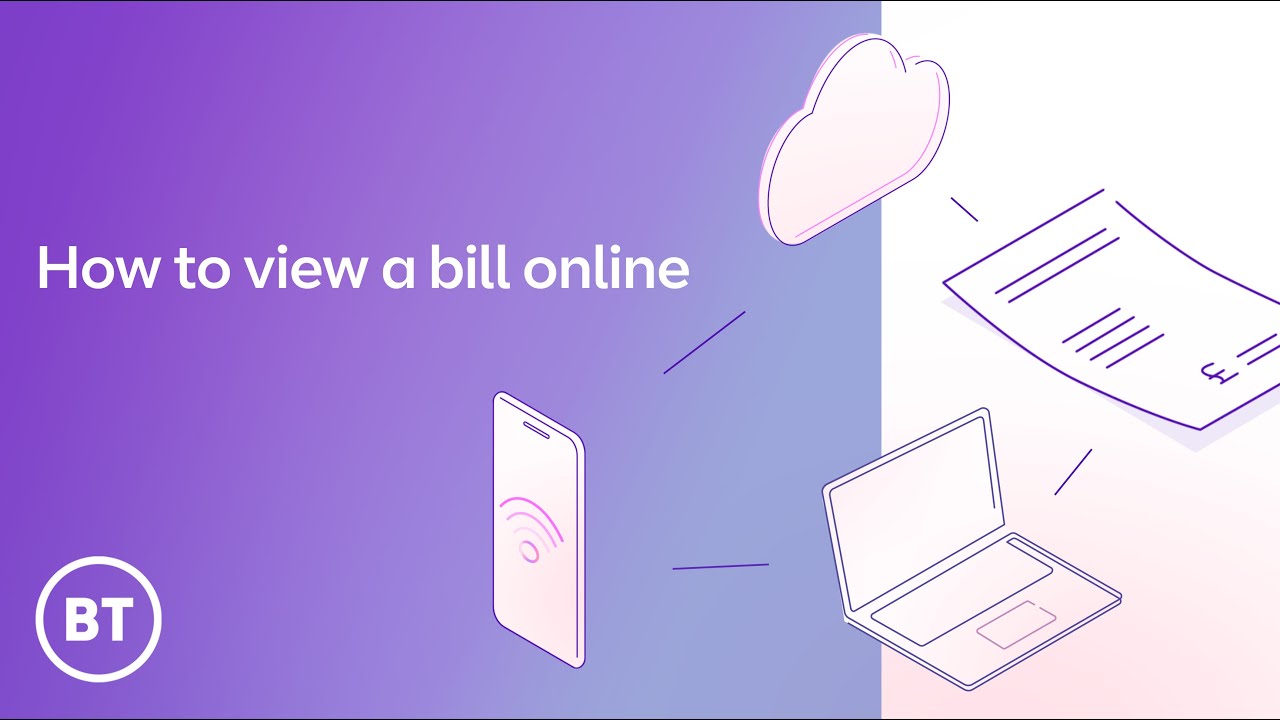 How to view a bill online Billing BT Business - YouTube