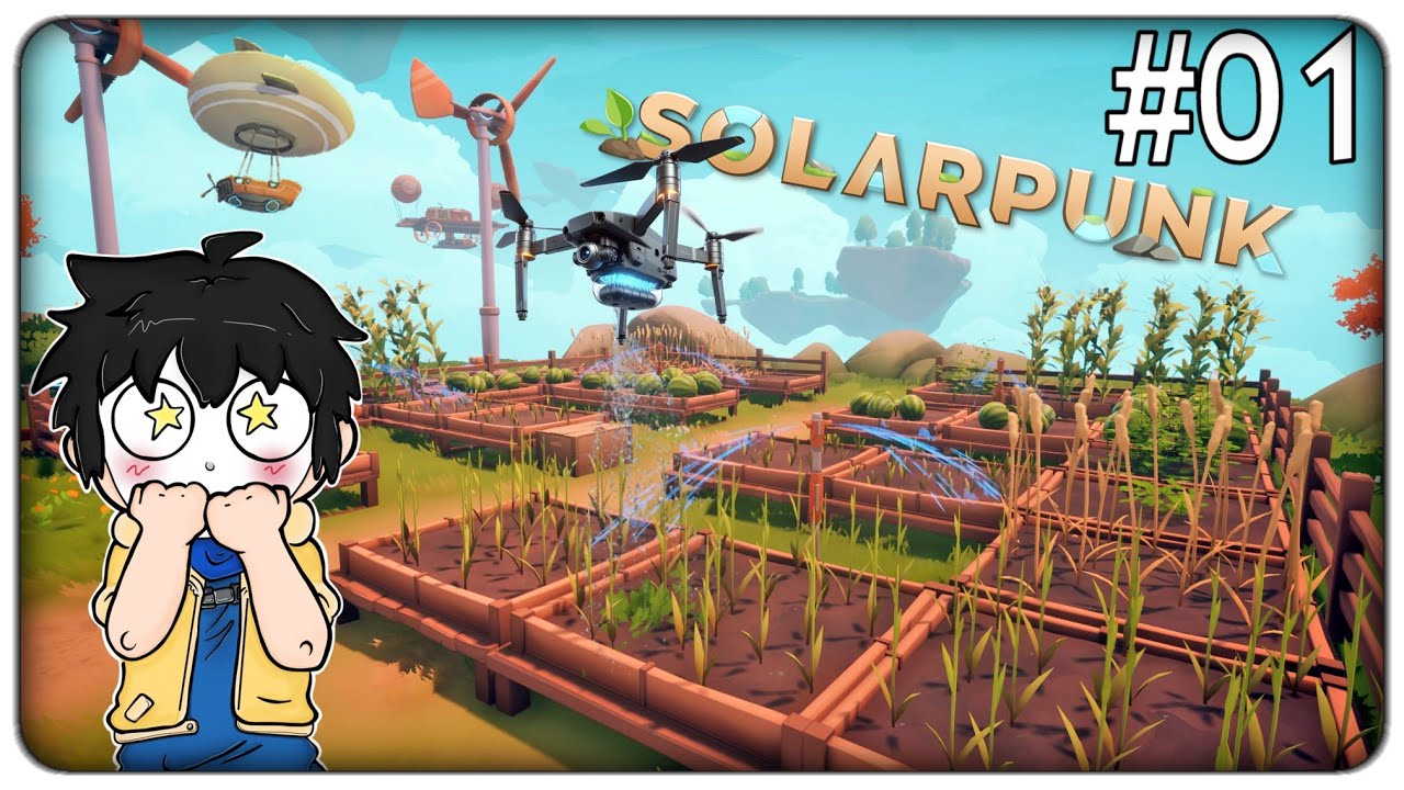 QUESTO NUOVO SURVIVAL IMMERSO NELLA NATURA E' SUPER PUCCIOSO... LO ADORO | SolarPunk Demo - ep ...