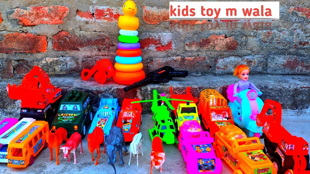 bus car wala catoon video | hathi wala toy video - YouTube