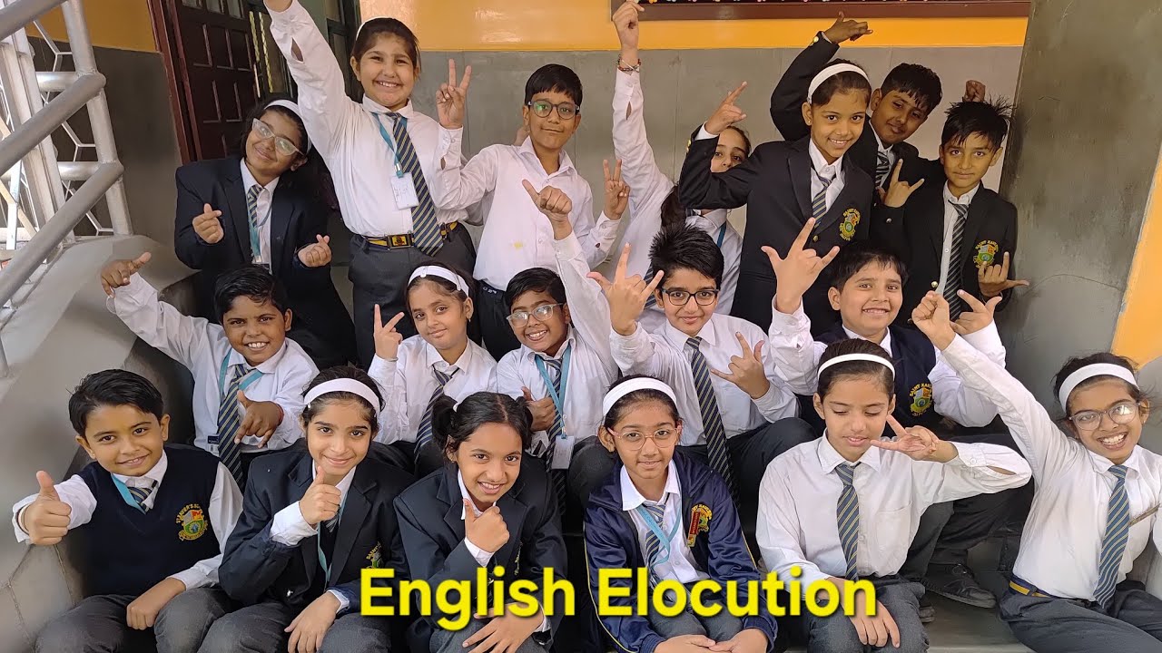 English Elocution, Class 4D (2nd Position) - YouTube