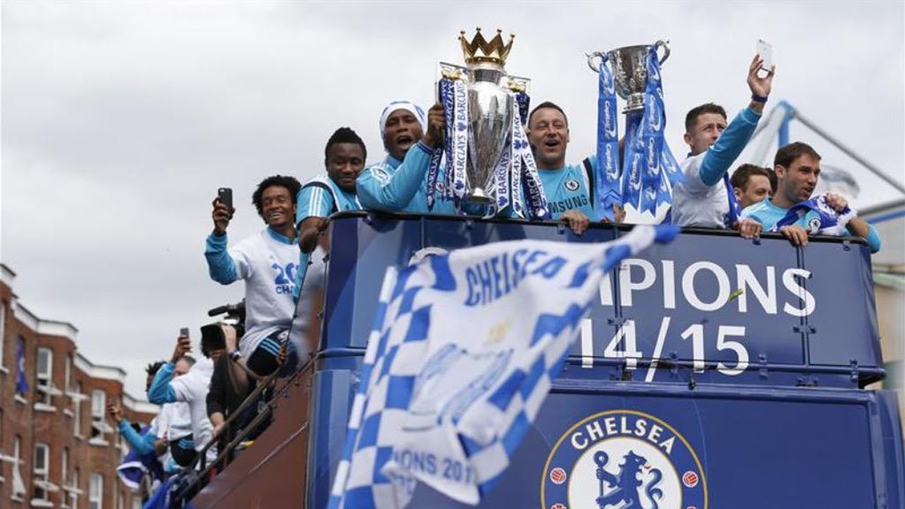 Chelsea FC 2014/15 Victory Parade! - YouTube