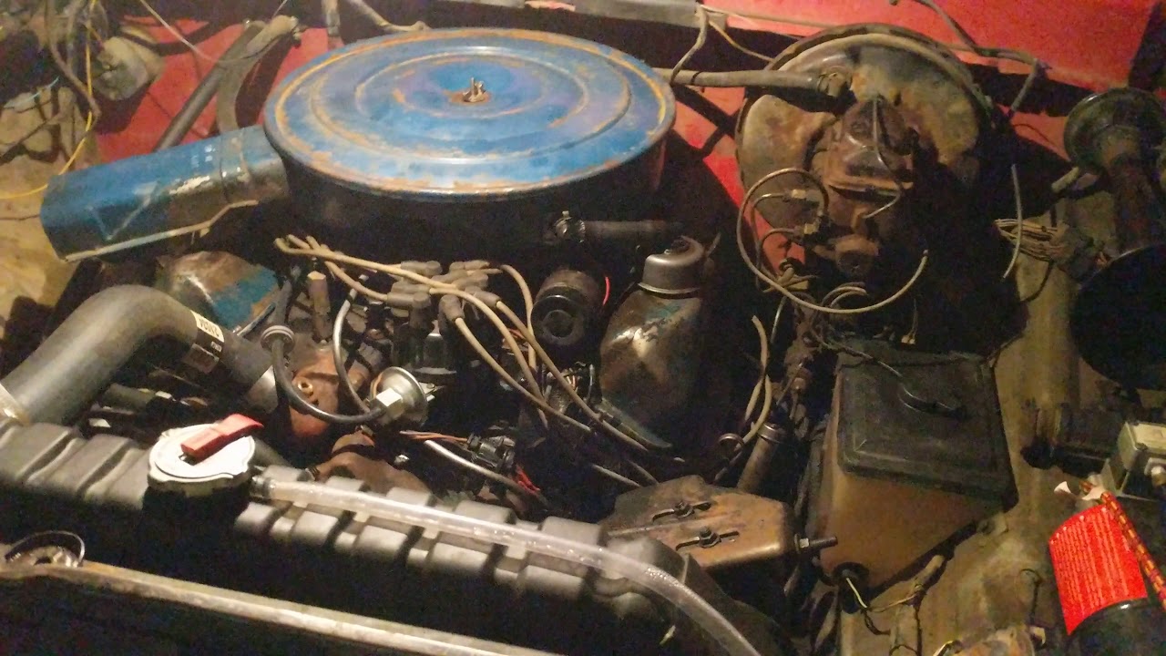 1974 Ford F100 390 FE Engine Tick - YouTube