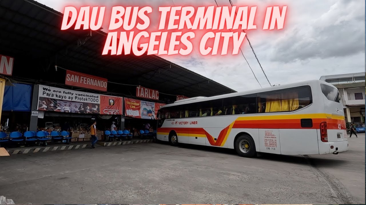Dau bus terminal in Angeles City. Looking for bus to Olongapo. - YouTube