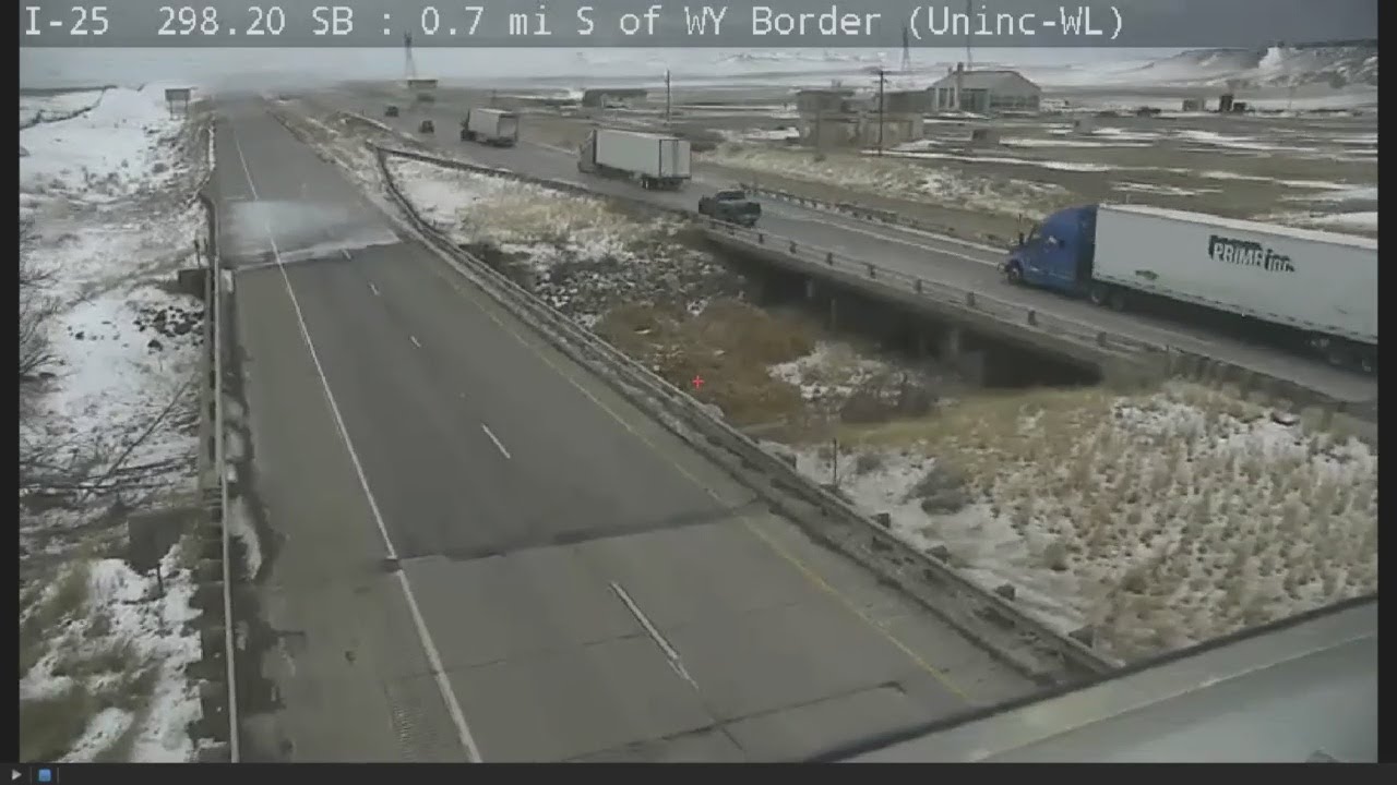 Weather Video: Heavy Winds Shake CDOT Camera Near Colorado-Wyoming ...