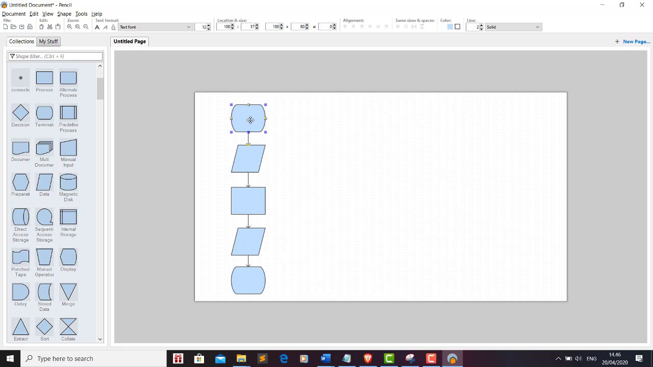 Persiapan Membuat Flowchart(Alur program,alur data dll) - YouTube