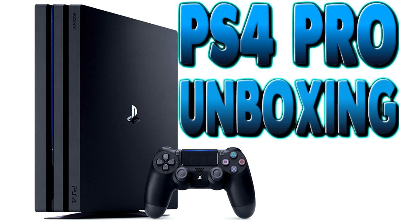 PS4 Pro Unboxing & Size Comparison PS4 Pro vs PS4 - YouTube