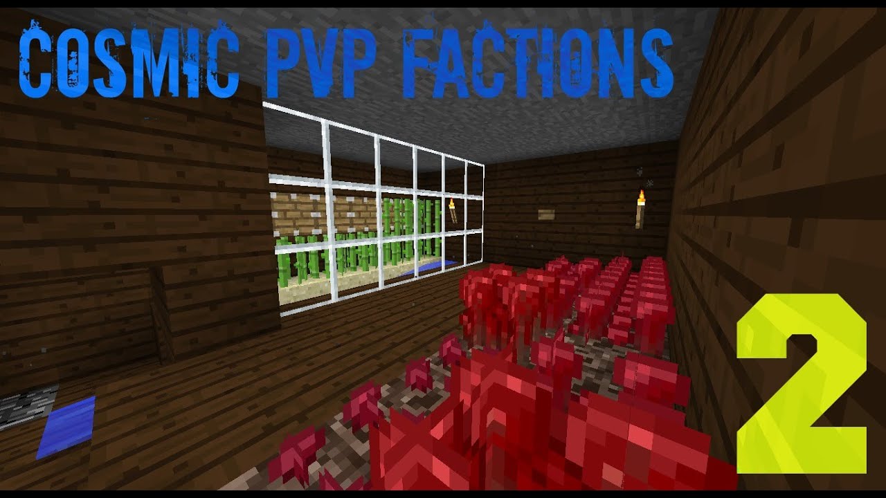 {Marsh} Minecraft: Cosmic PvP Factions: Ep 2 - Farms and TORCHES ...