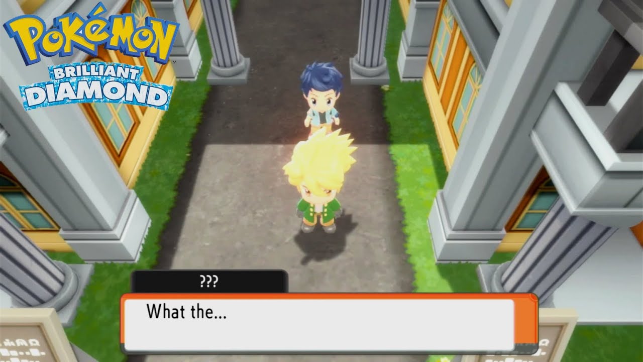 Pokémon Brilliant Diamond - Fight Area Battle Tower & Palmer Appear And ...