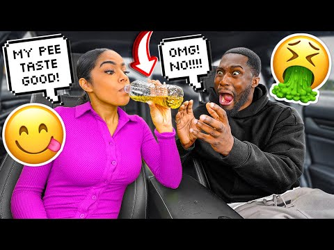 Drinking My PEE In Front Of My Boyfriend! *HE GOES CRAZY*