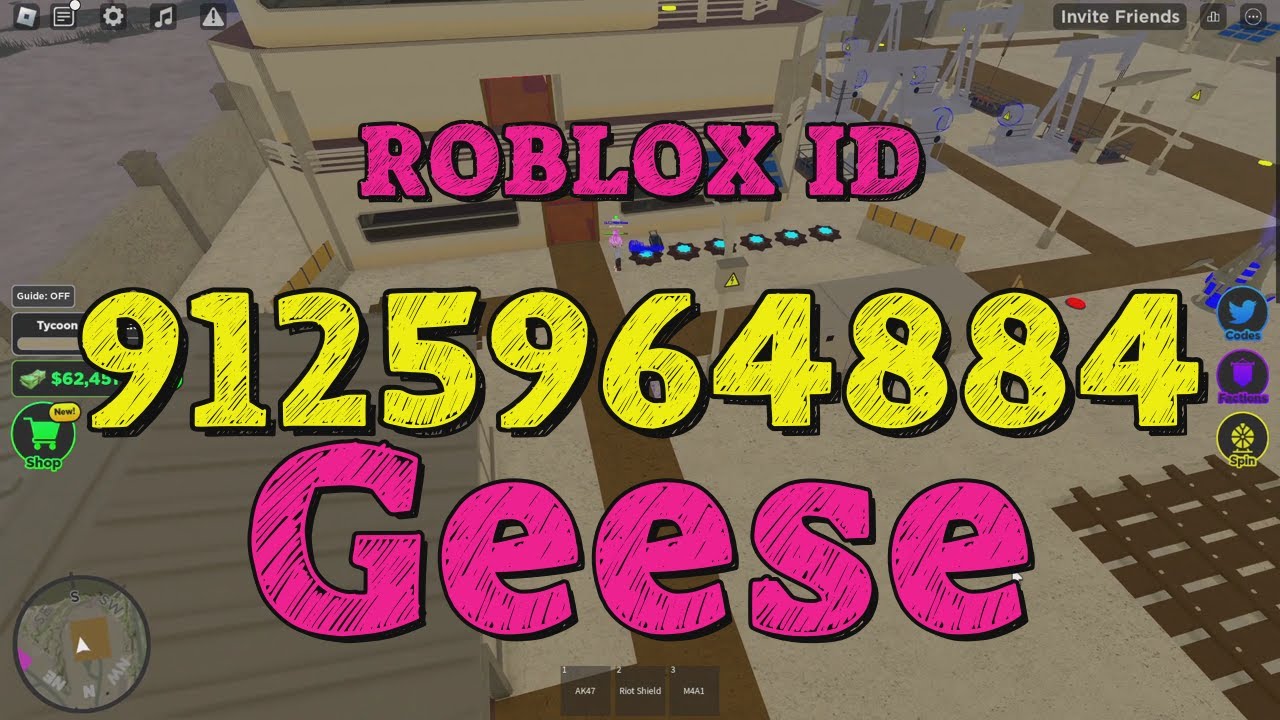 GEESE Roblox Song Codes - YouTube