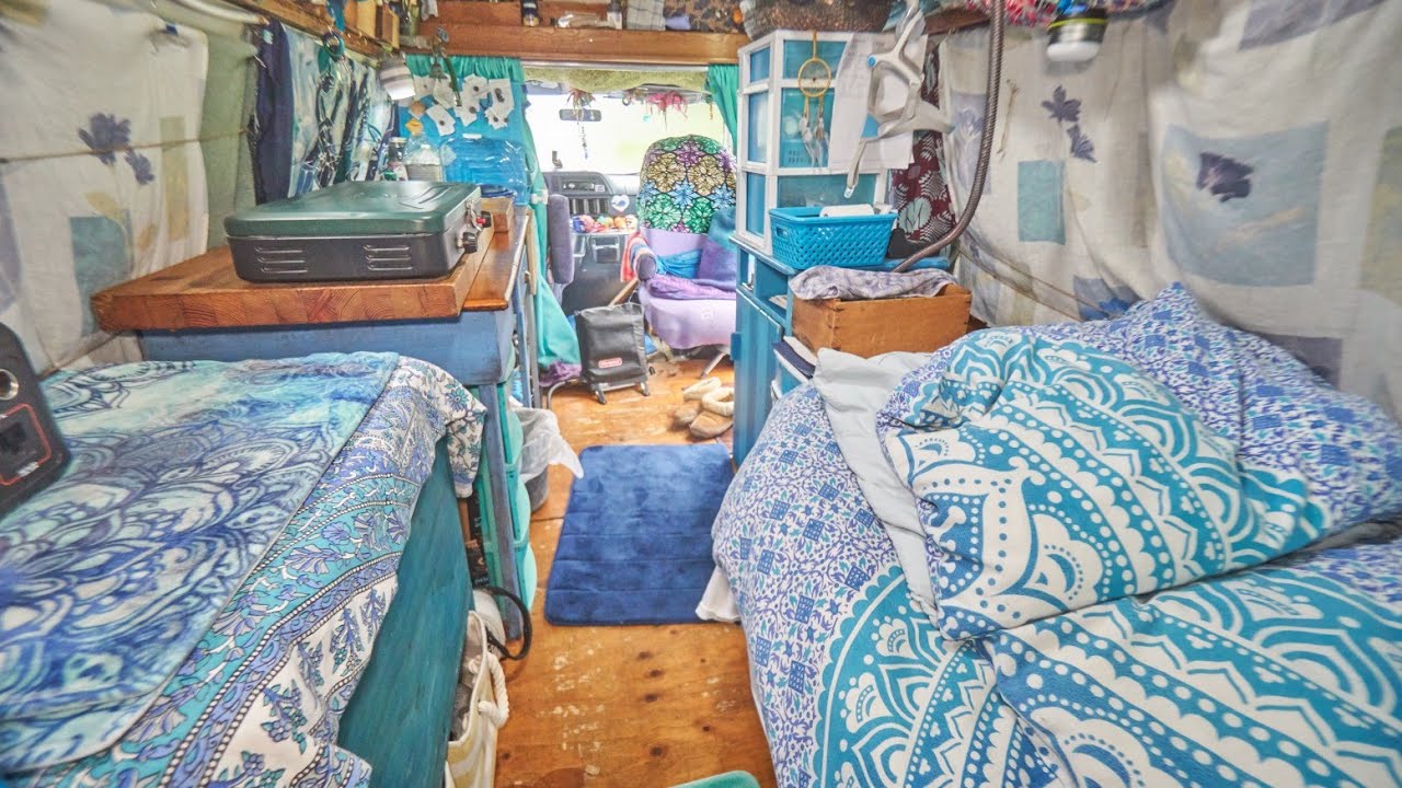 Solo Female Van Life Tour! Choosing Vanlife in Converted camper van ...