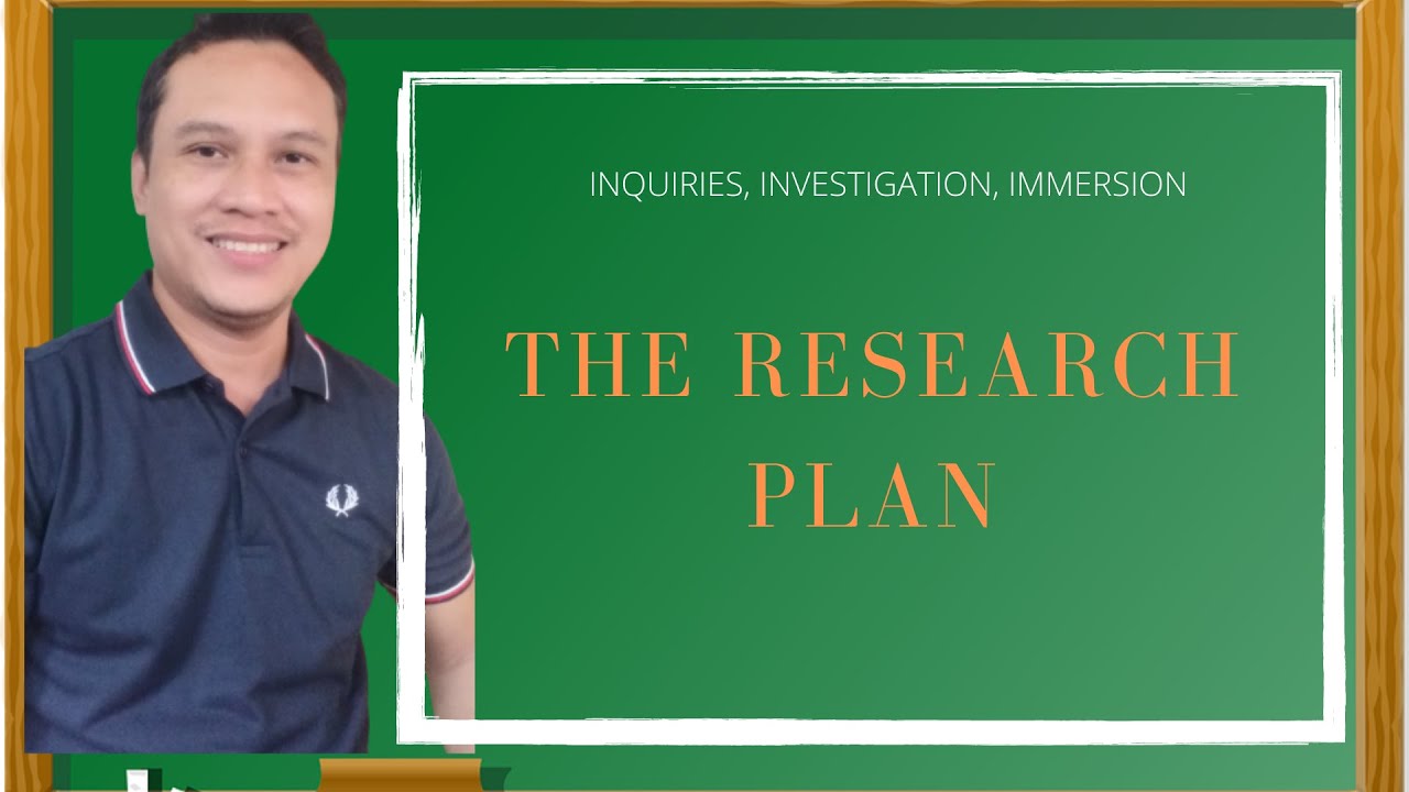 HOW TO PLAN A RESEARCH? I INQUIRIES,INVESTIGATION,IMMERSION I 3Is I HOW ...