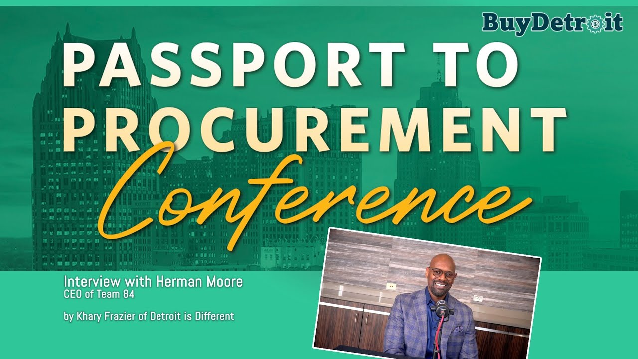 Passport to Procurement | Herman Moore, CEO of Team 84 - YouTube