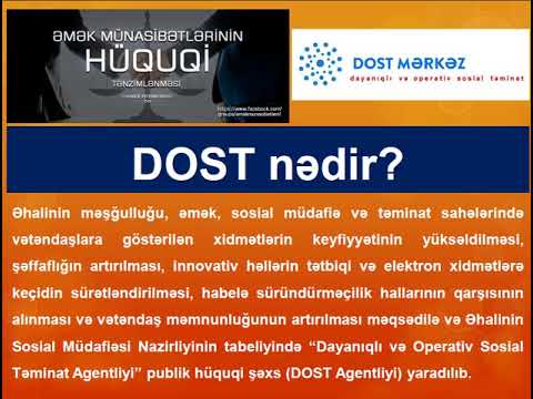 DOST MƏRKƏZLƏRİN  FƏALİYYƏTİ