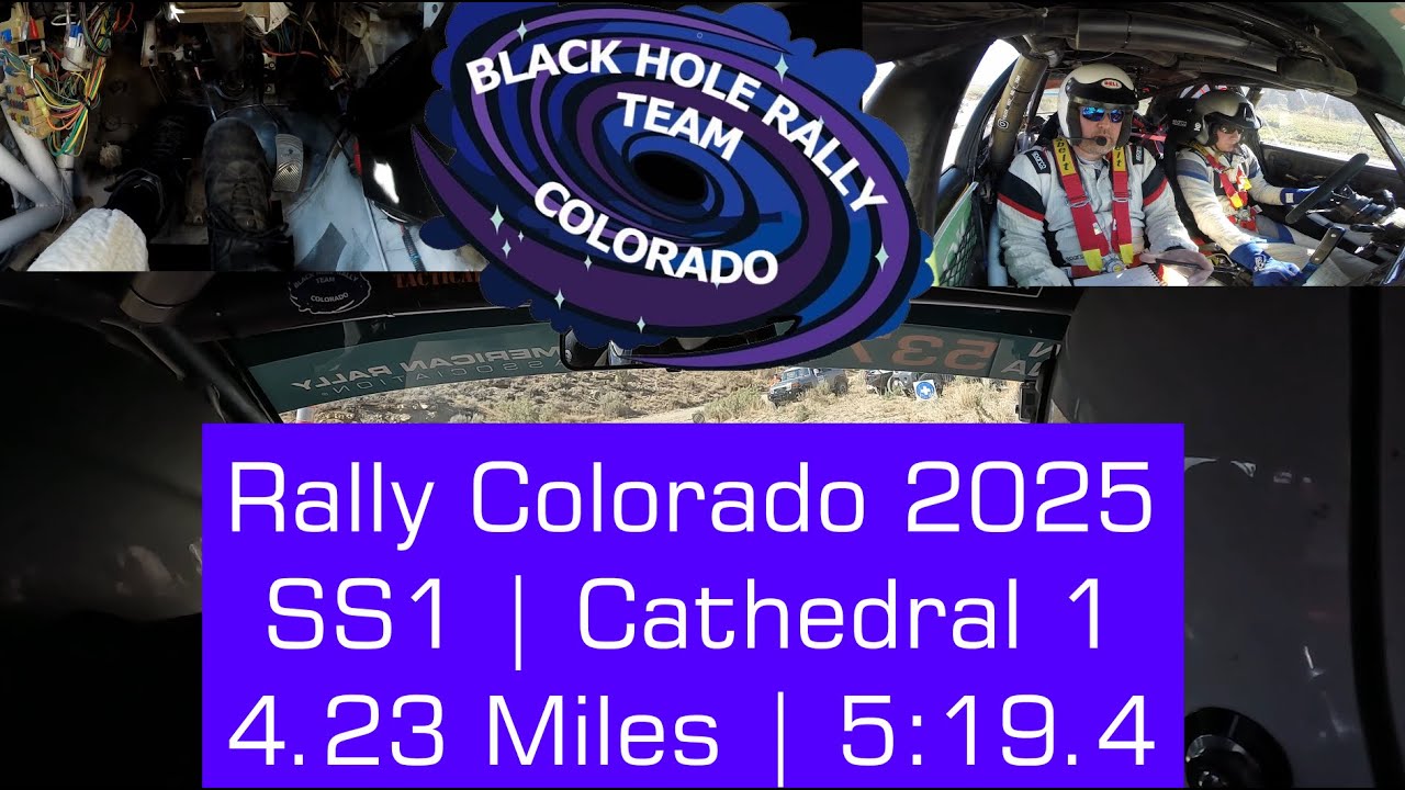 Rally Colorado 2025 SS1 | Black Hole Rally Team - YouTube