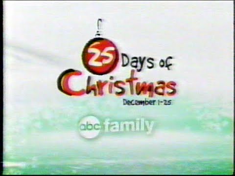 25 Days of Christmas ABC Family Promo (2007) - YouTube