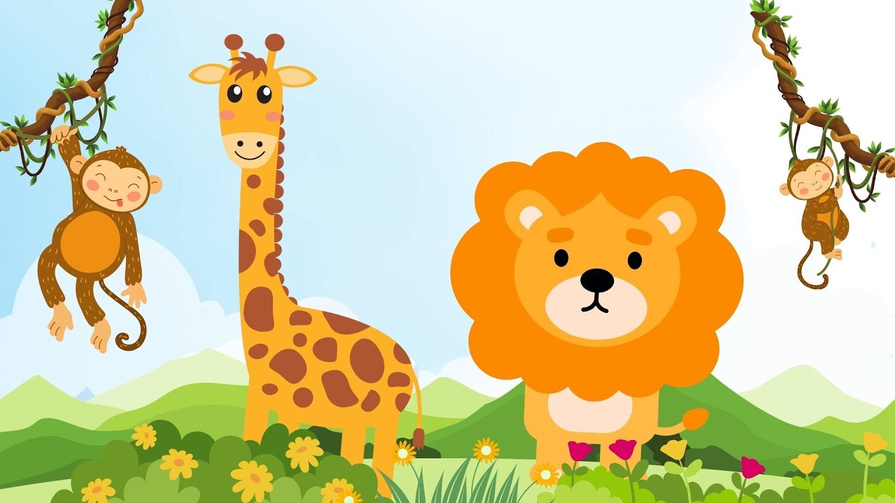 Animal Sounds Song | Jungle Animal Song, Animal Cartoon Video And ...