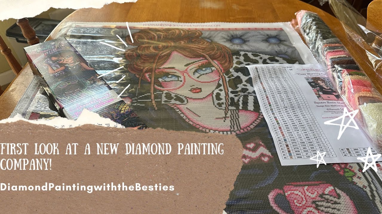 First Look: New Diamond Painting Company with an Amazing Artist! - YouTube