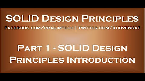 Solid Design Principles - YouTube