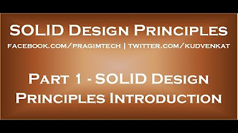 Solid Design Principles - YouTube