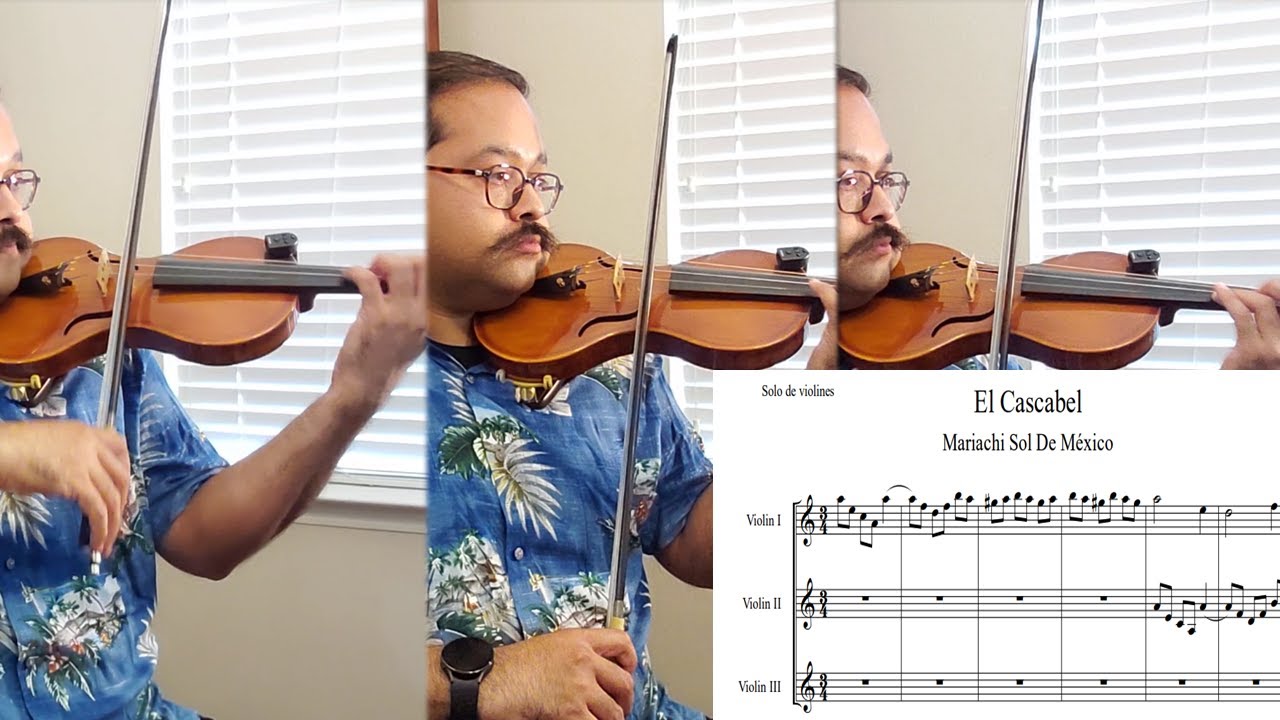 Solo de violines - Sol de México Cascabel - tutorial de violín 2024 ...