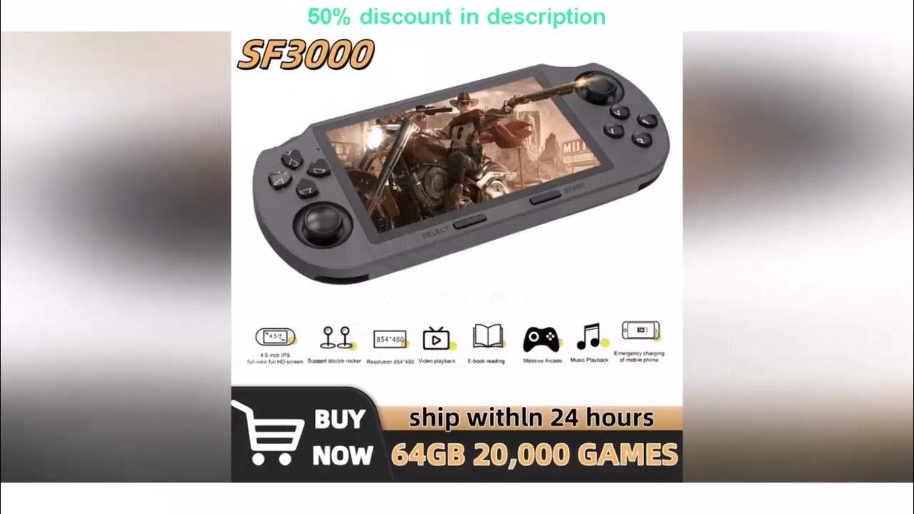 Latest Products You Must Know! SF3000 Retro Handheld Video Game Console ...