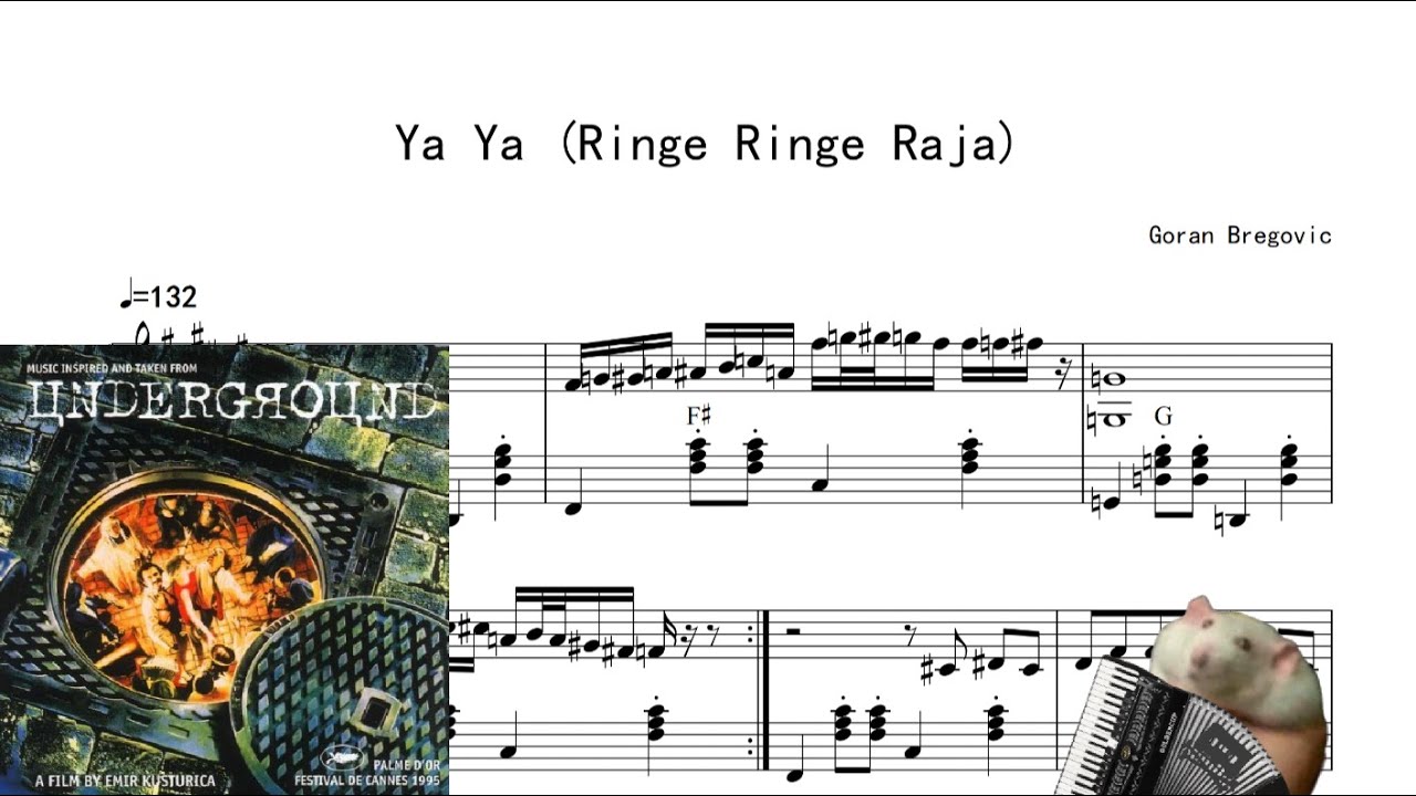 Ya Ya Ringe Ringe Raja - Goran Bregovic & Emir Kusturica [Accordion ...