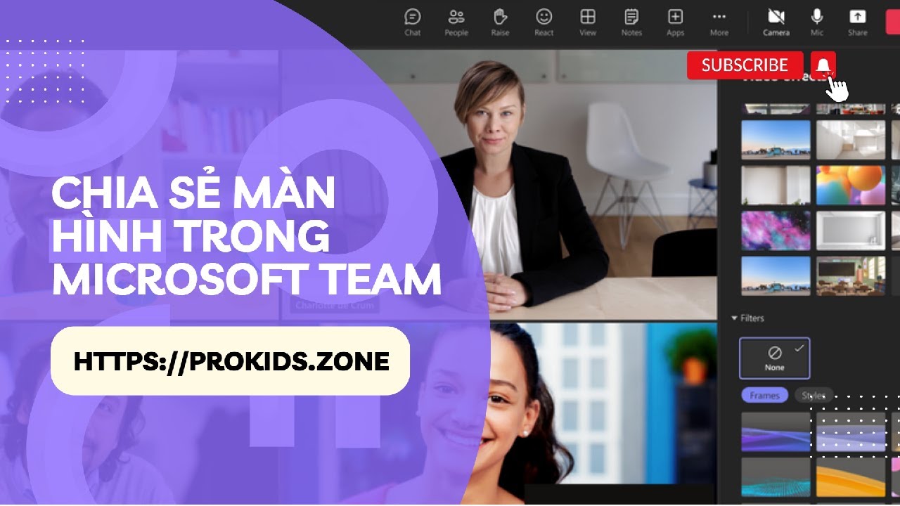 Hướng Dẫn Cách Chia Sẻ Màn Hình Trong Microsoft Team - YouTube