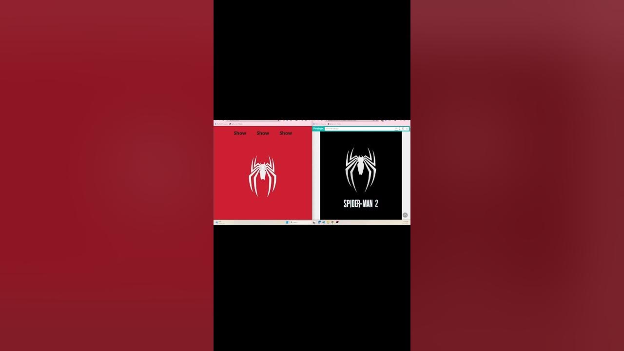 Css Art Spiderman II Logo - YouTube